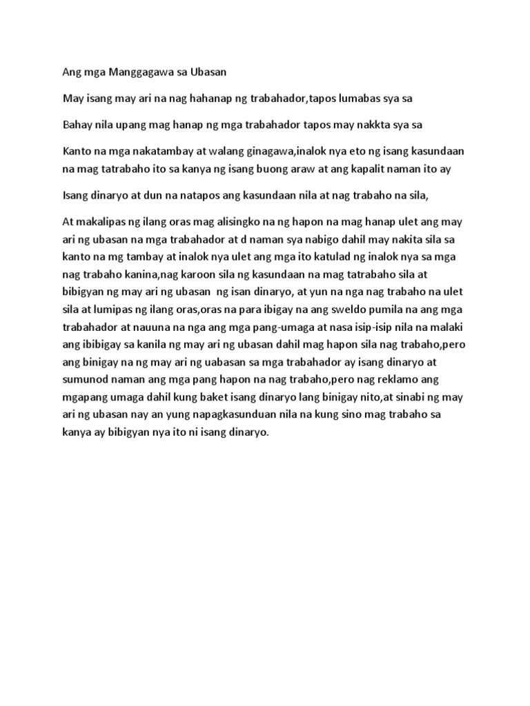 Project in Filipino | PDF