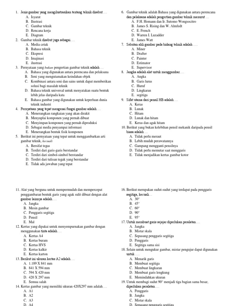 Latihan Soal GTO | PDF