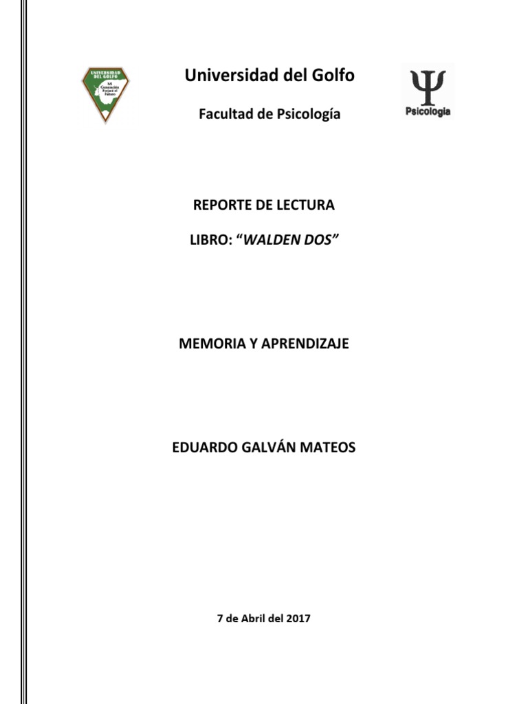 Walden Dos | PDF | Walden | Sicología