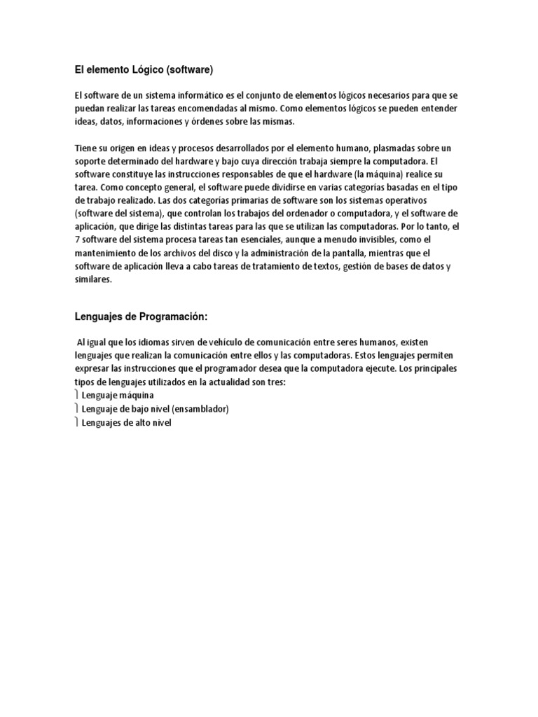 Elemento Lógico | PDF