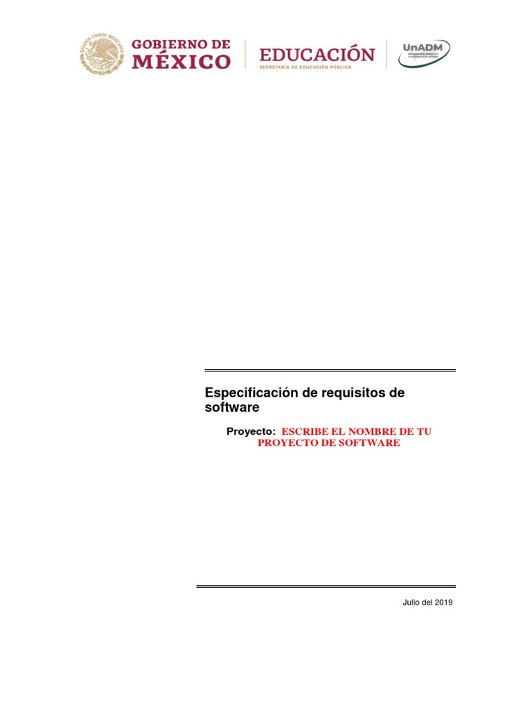 Formato Ieee 830 | PDF | Sistema operativo | Usuario (informática)