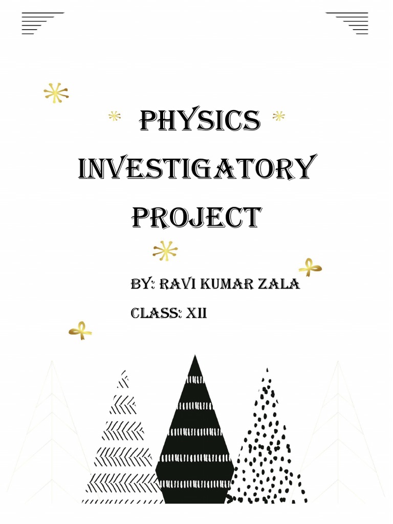 Physics Investigatory Project | PDF | Electric Current | Physics