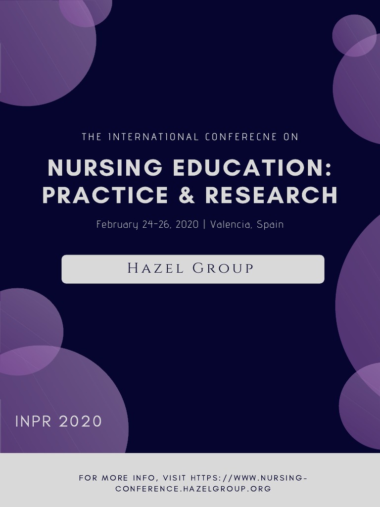Nursing Conference 2020 Tentative Program | PDF | Business