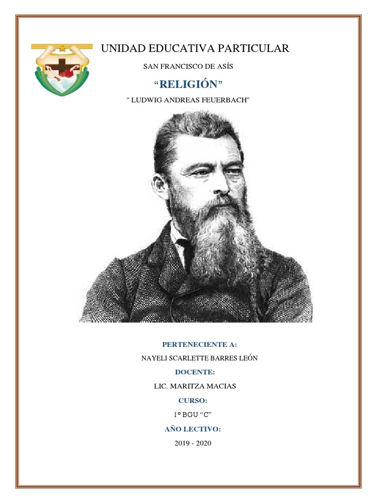 Ludwig Andreas Feuerbach | PDF | Teorías filosóficas | Movimientos ...