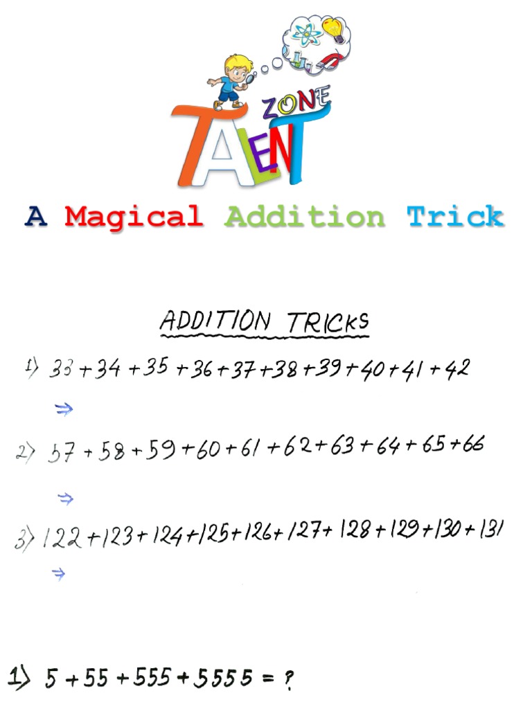 Easy Magical Addition Trick | PDF
