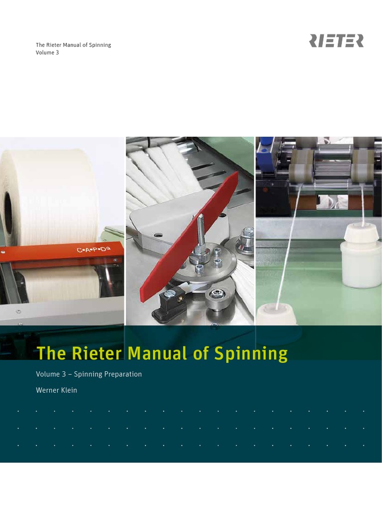 The Rieter Manual of Spinning LL Textilestudycenter - Com LL v-3 ...
