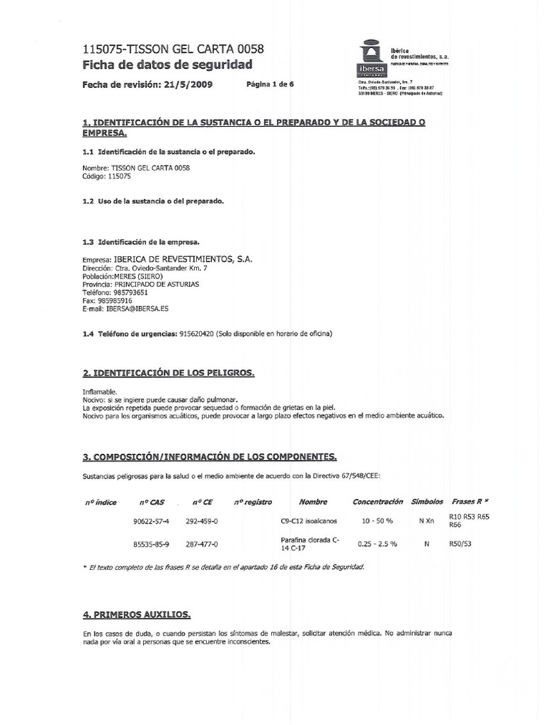 A-11 Tisson Gel Carta 0058 | PDF