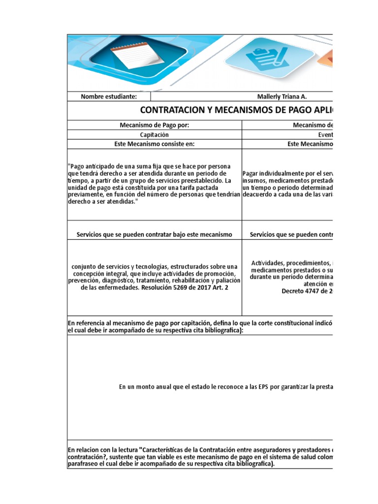 Contratación y Mecanismos de Pagos en Salud | PDF | Business | Bienestar
