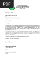 Validation Letter For Research Questionnaire | PDF | Science