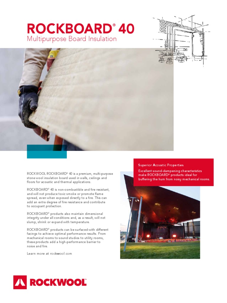 Rockboard 40 | PDF | Thermal Insulation | Building Insulation