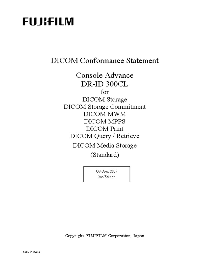 Dicom Statement | PDF | Radiography | Computer Architecture