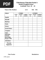 Students Information Form - JSC | PDF