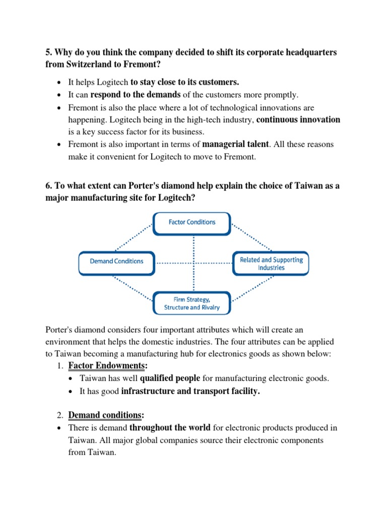 Logitech Case Study (International Trade) | PDF | China | World Politics