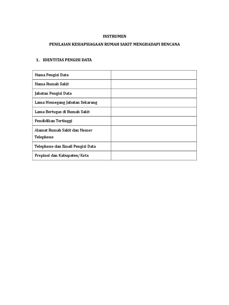 06a. HSI Checklist Form 1 | PDF