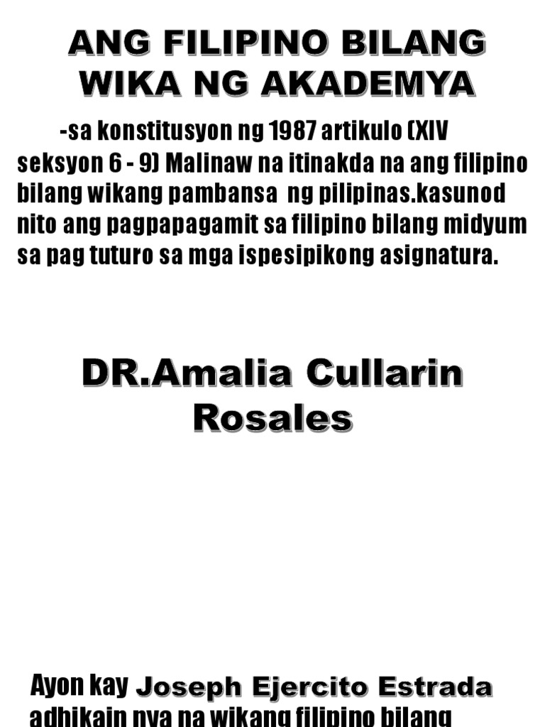 Wikang fILIPINO | PDF