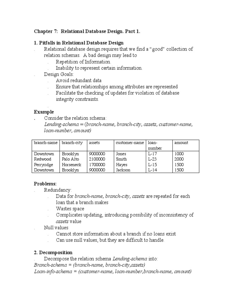 Pitfalls in Database Design PDF | PDF | Relational Model | Data Model