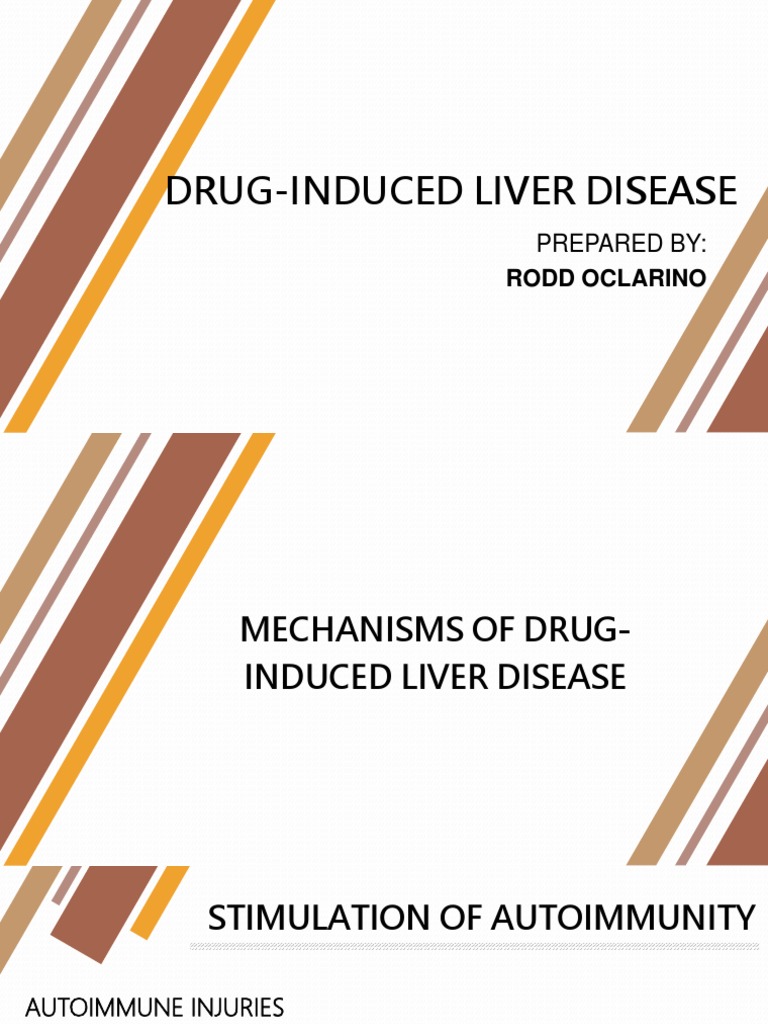 Drug Induced Liver Disease | PDF | Hepatitis | Apoptosis