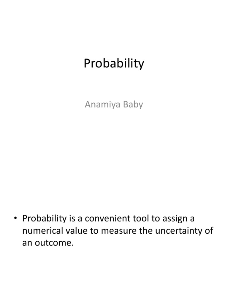 Calculating probability using fundamental concepts | PDF | Probability | Randomness