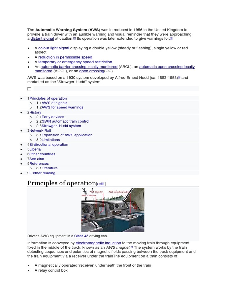 AWS Edited 23 June | PDF | Rail Transport | Rail Infrastructure