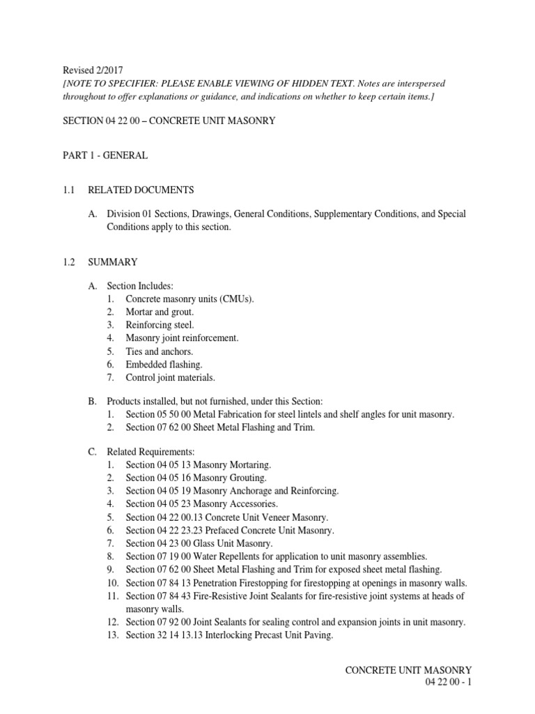 Concrete Unit Masonry | PDF | Masonry | Galvanization