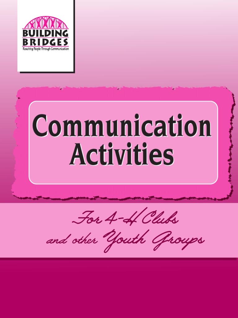 Communication Activities PDF Learning Collage