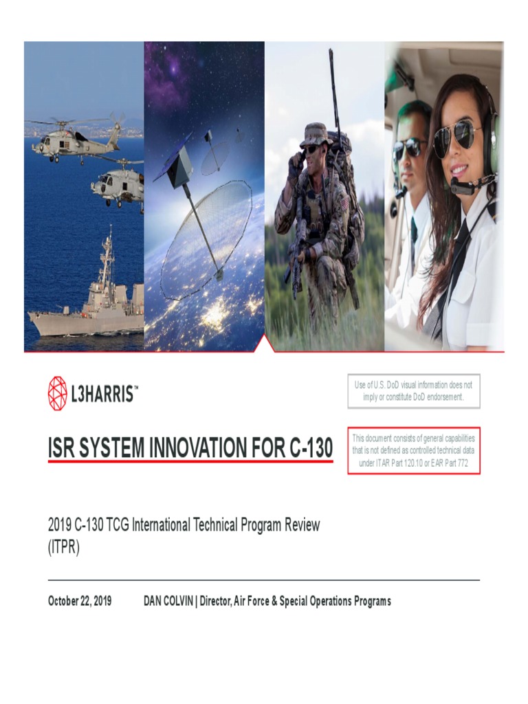 Isr System Innovation For C-130: 2019 C-130 TCG International Technical ...
