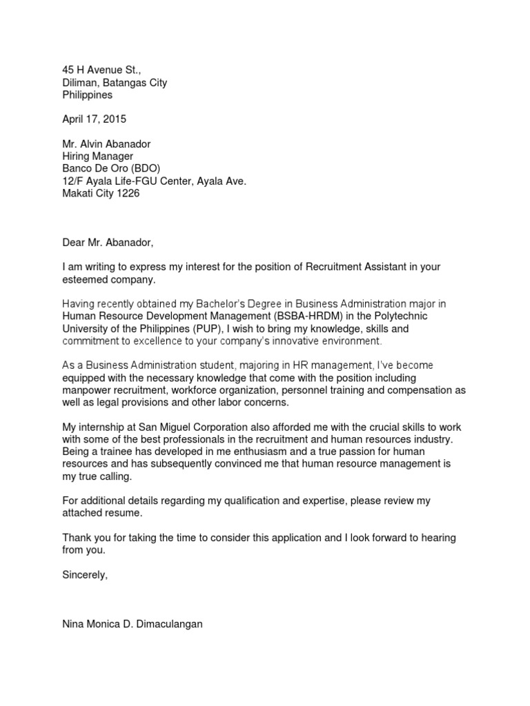 Example Off Letters | PDF | Human Resource Management | Human Resources