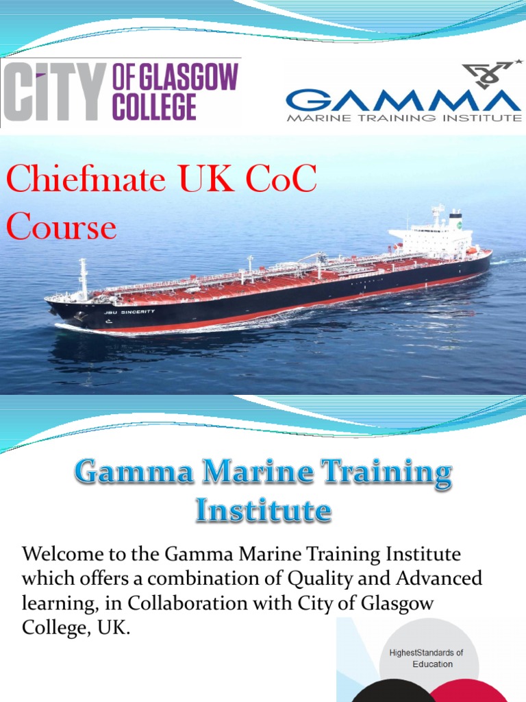 Chief Mate Phase 1 Course in Mumbai | PDF
