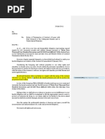 Letter To Postmaster Sample | PDF