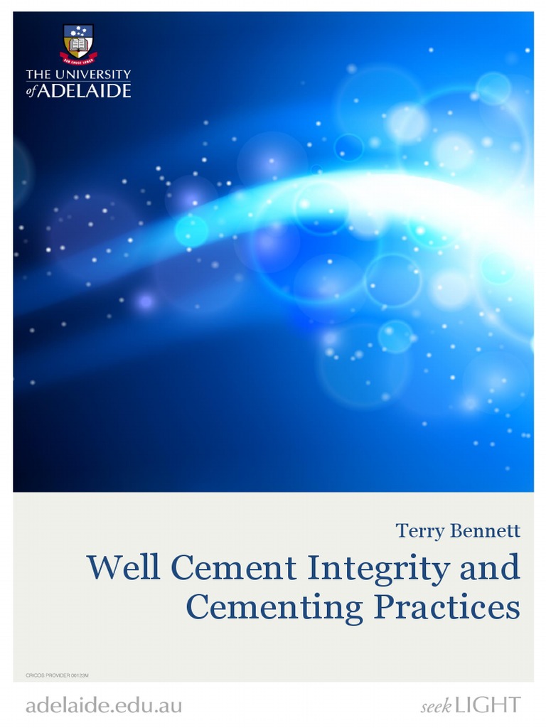 Well Cement Integrity and Cementing Practices | PDF | Casing (Borehole ...