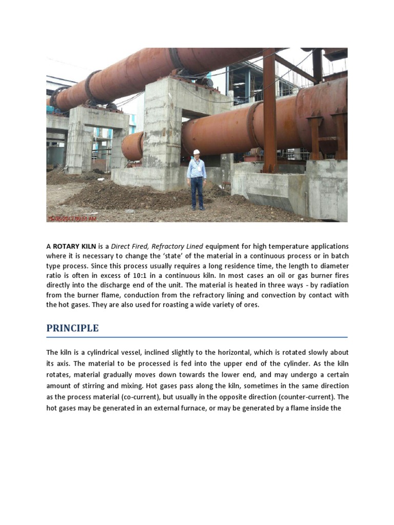 Rotary Kiln | PDF | Industrial Processes | Chemical Engineering