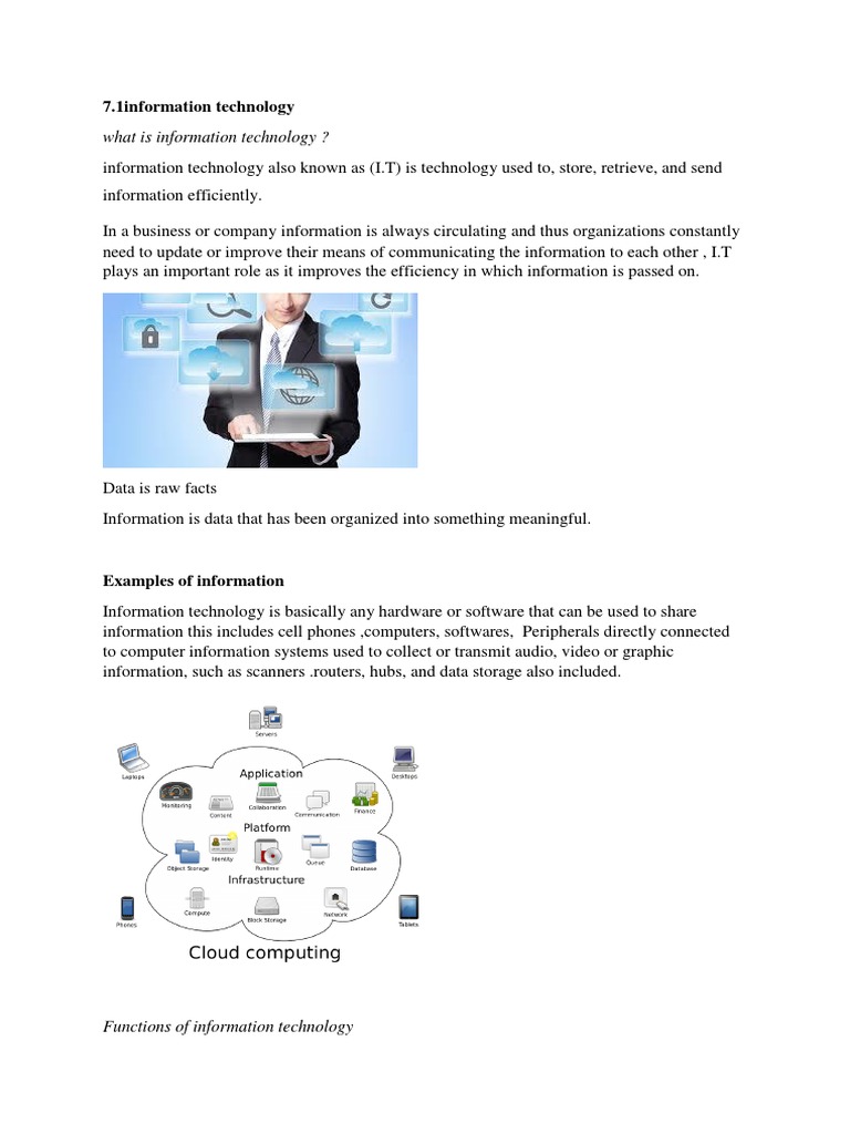 Information Technology in Business | PDF | Information Technology ...