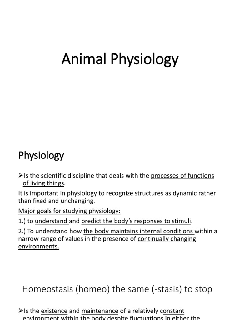 Animal Physiology | PDF | Homeostasis | Adaptation