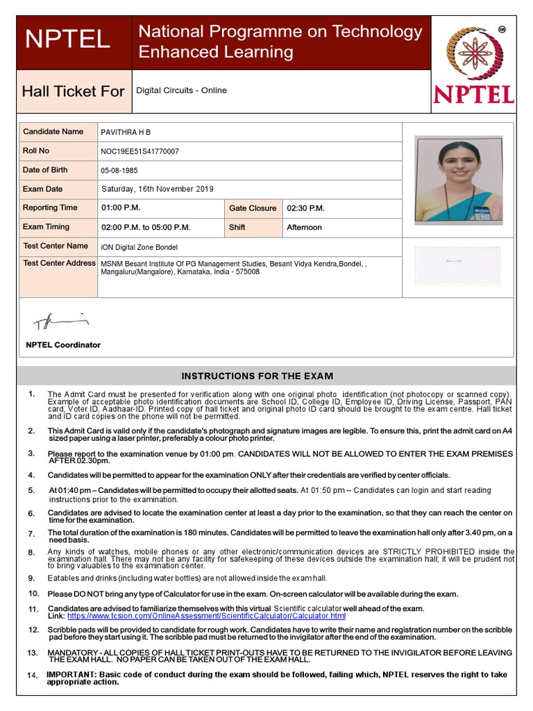 Nptel: National Programme On Technology Enhanced Learning | PDF ...