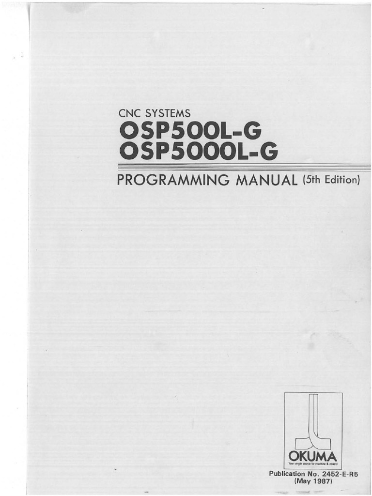 Okuma Manuals 1636 PDF | PDF