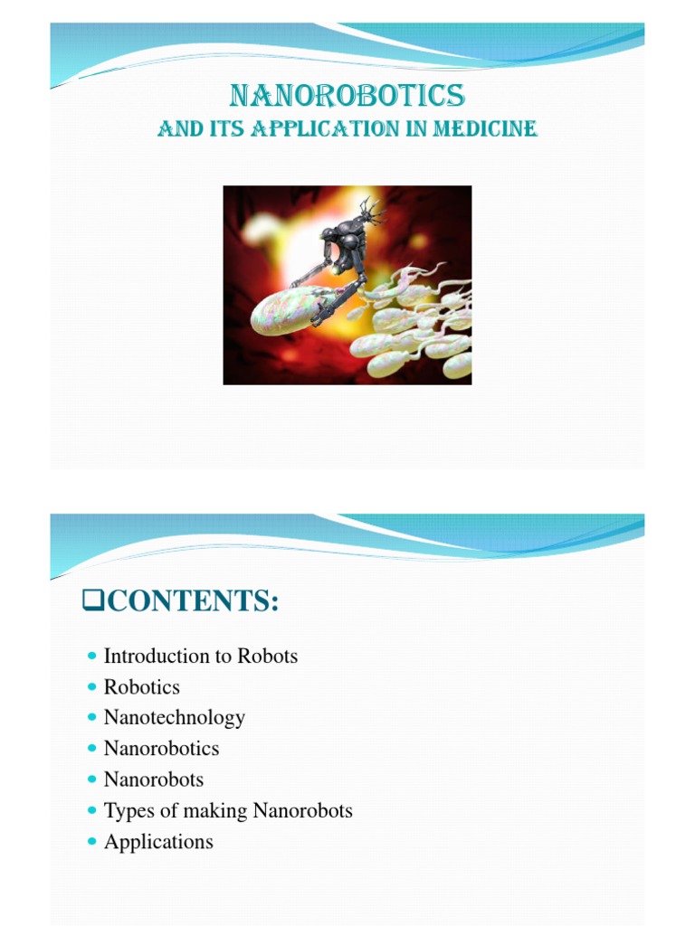 Nanorobotics in Medicine: How Tiny Robots Could Revolutionize Heart ...