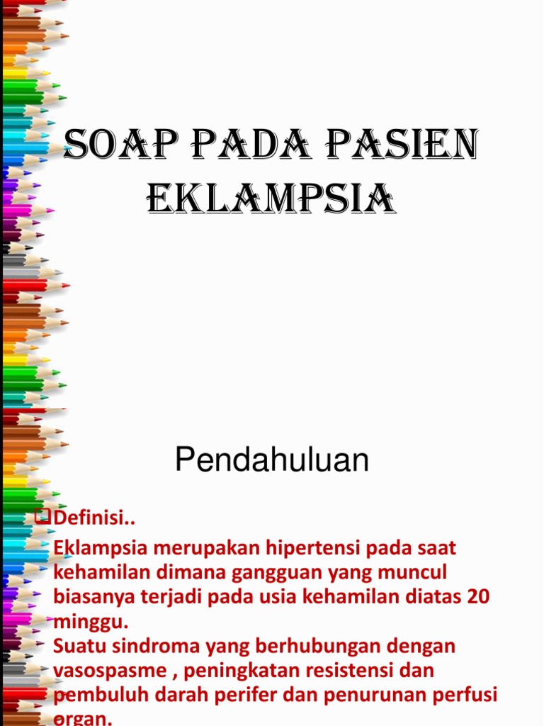 Soap Pasien Eklamsia | PDF
