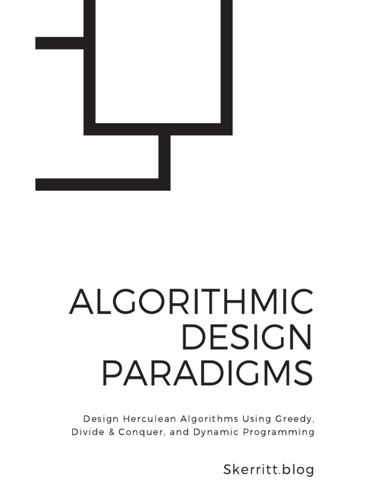 Algorithm Design Pdf Dynamic Programming Algorithms And Data Structures