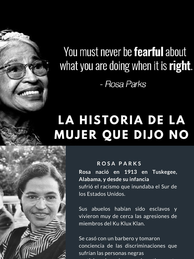 Rosa Parks Y Sus Hijos