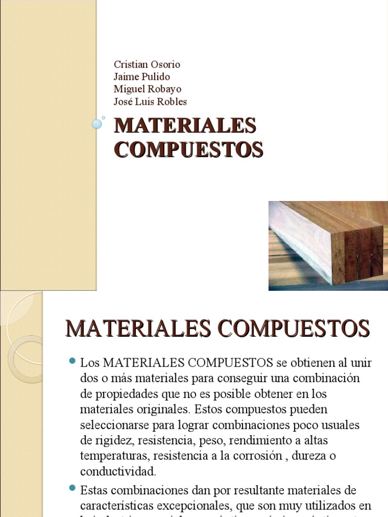MATERIALES COMPUESTOS