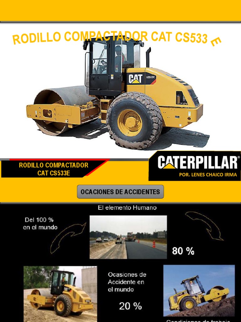 Guía del Rodillo Compactador CAT CS533E | PDF | Vehículos | Ingeniería ...