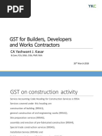 GST and SAC Codes for Architects & Engineers | PDF | Engineering | Taxation