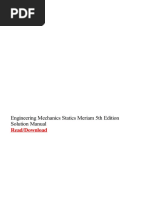 Sample - Solution Manual For Dynamics 9th Edition Meriam & Kraige | PDF | Computers