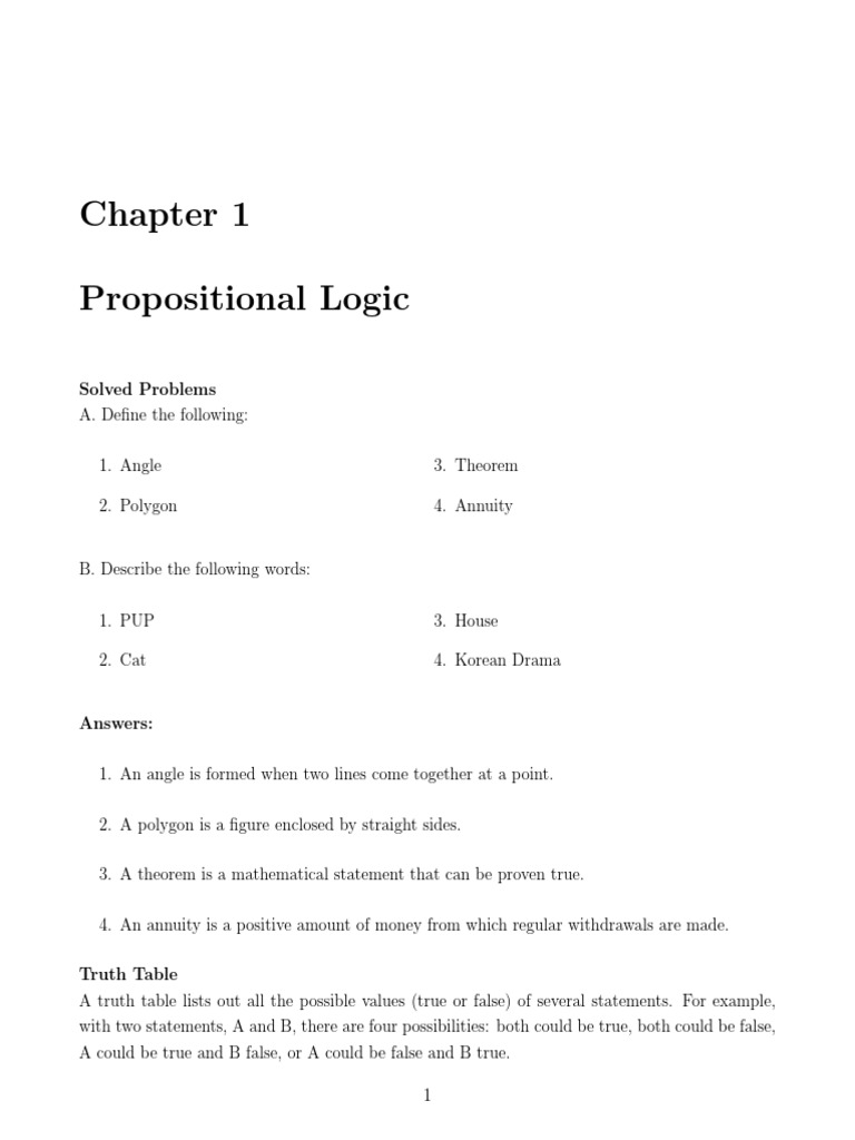 Mathematical Logic Lecture Notes | PDF | If And Only If | Reasoning Mathematical Logic Lecture Notes | PDF | If And Only If | Reasoning