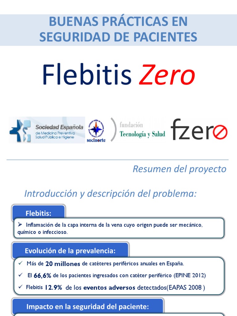 FLEBITIS | PDF | Lavado de manos | Seguridad del paciente