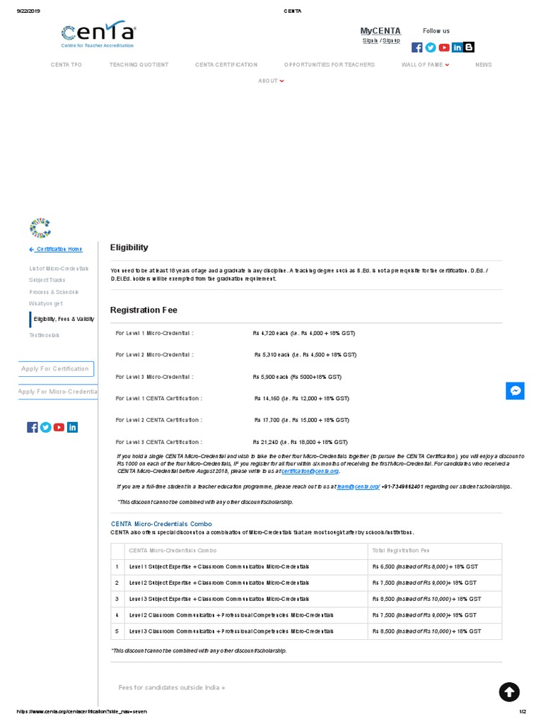 CENTA | PDF | Teachers | Learning