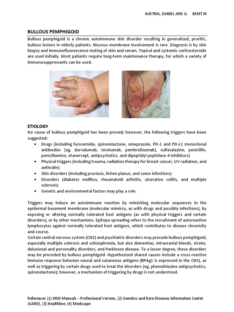Understanding Bullous Pemphigoid and Pemphigus: A Comprehensive Review ...