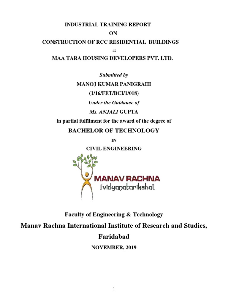 FINAL Training Report (1) On Highway | PDF | Deep Foundation ...