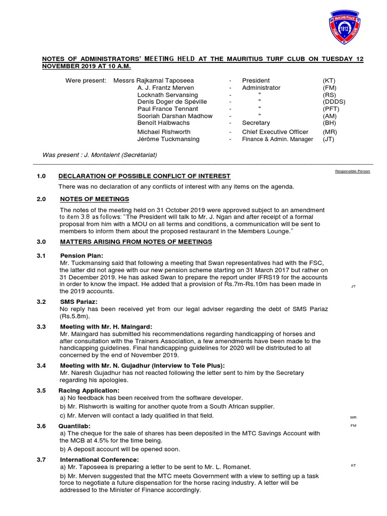 SMS Pariaz Financial Update Meeting | PDF | Pension | Government Budget ...