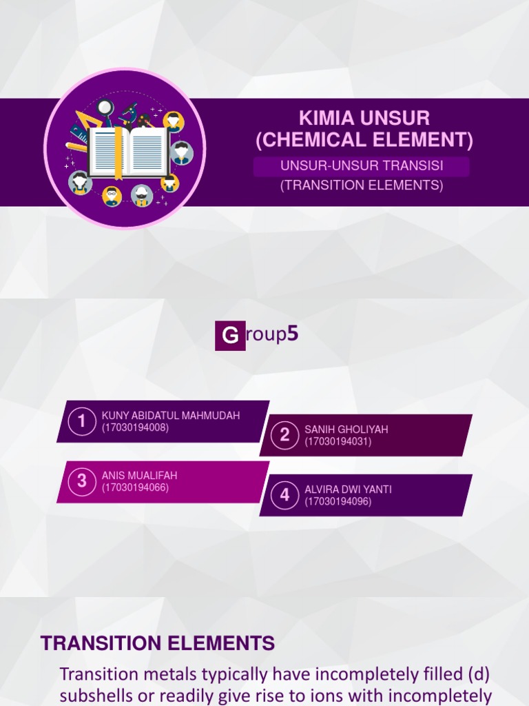Unsur Transisi dan Sifatnya | PDF